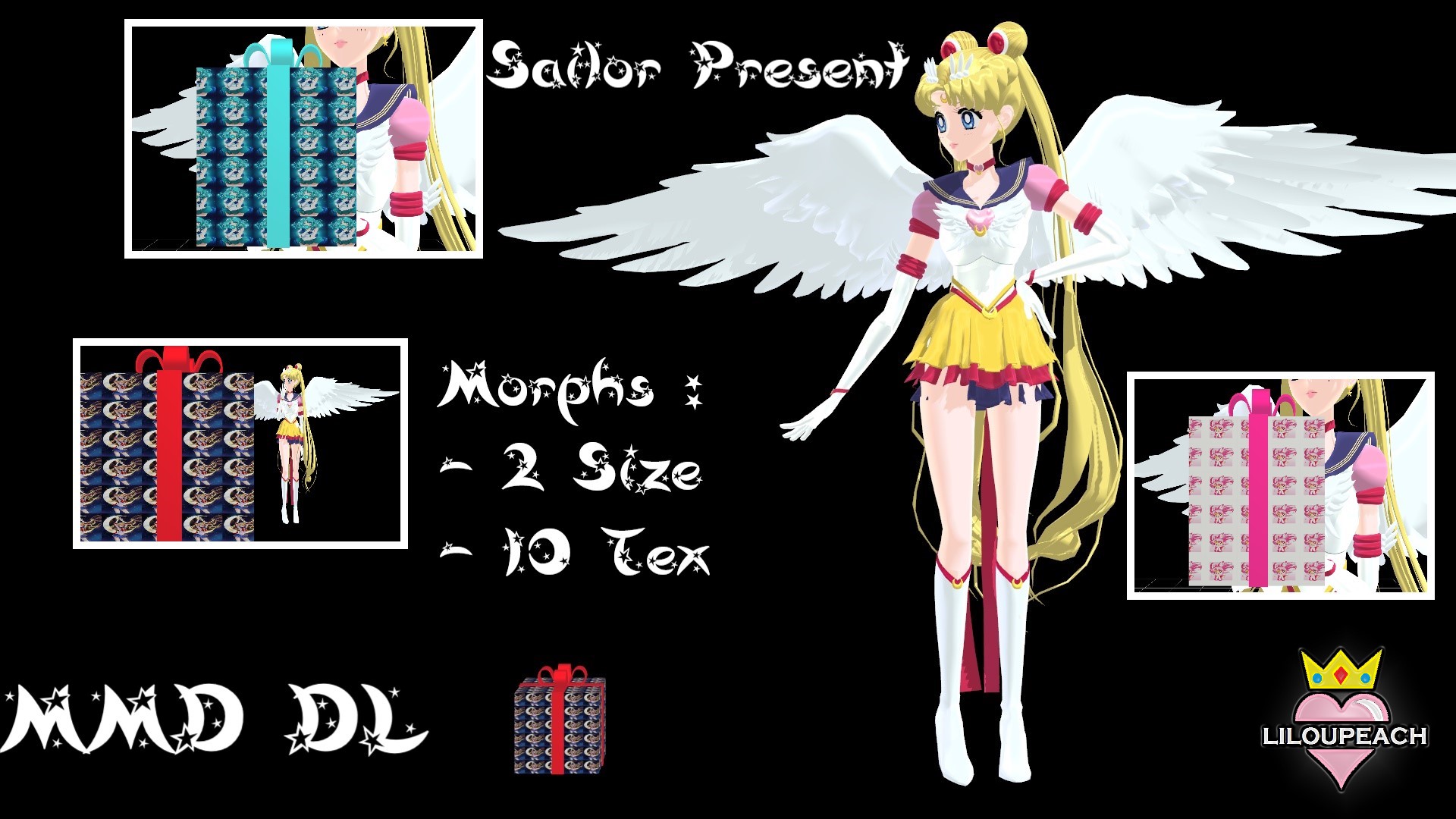 MMD Sailor Moon Present DL by liloupeach by liloupeach on DeviantArt
