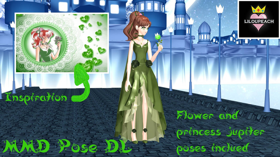 Princess Jupiter And Her Flower Pose DL by liloupeach on DeviantArt
