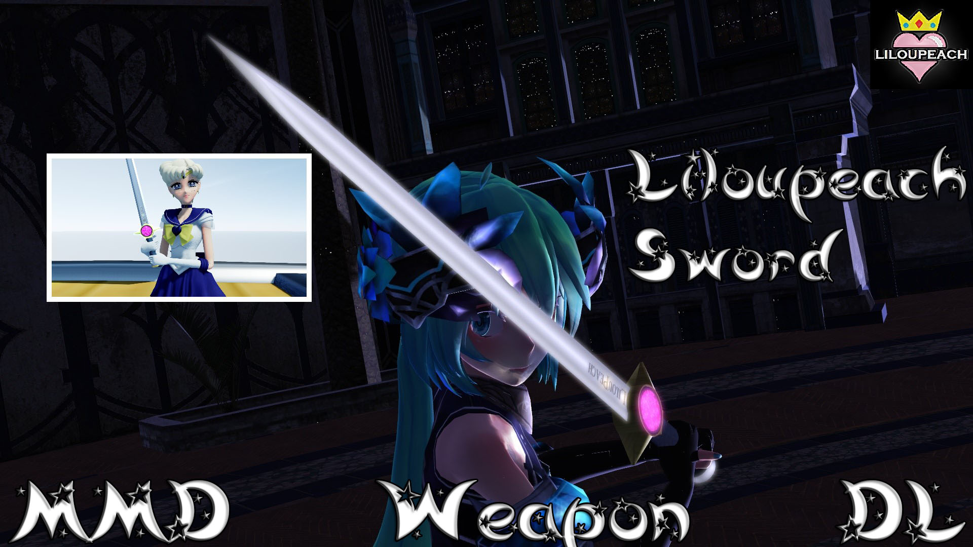MMD Sword Liloupeach DL by liloupeach on DeviantArt