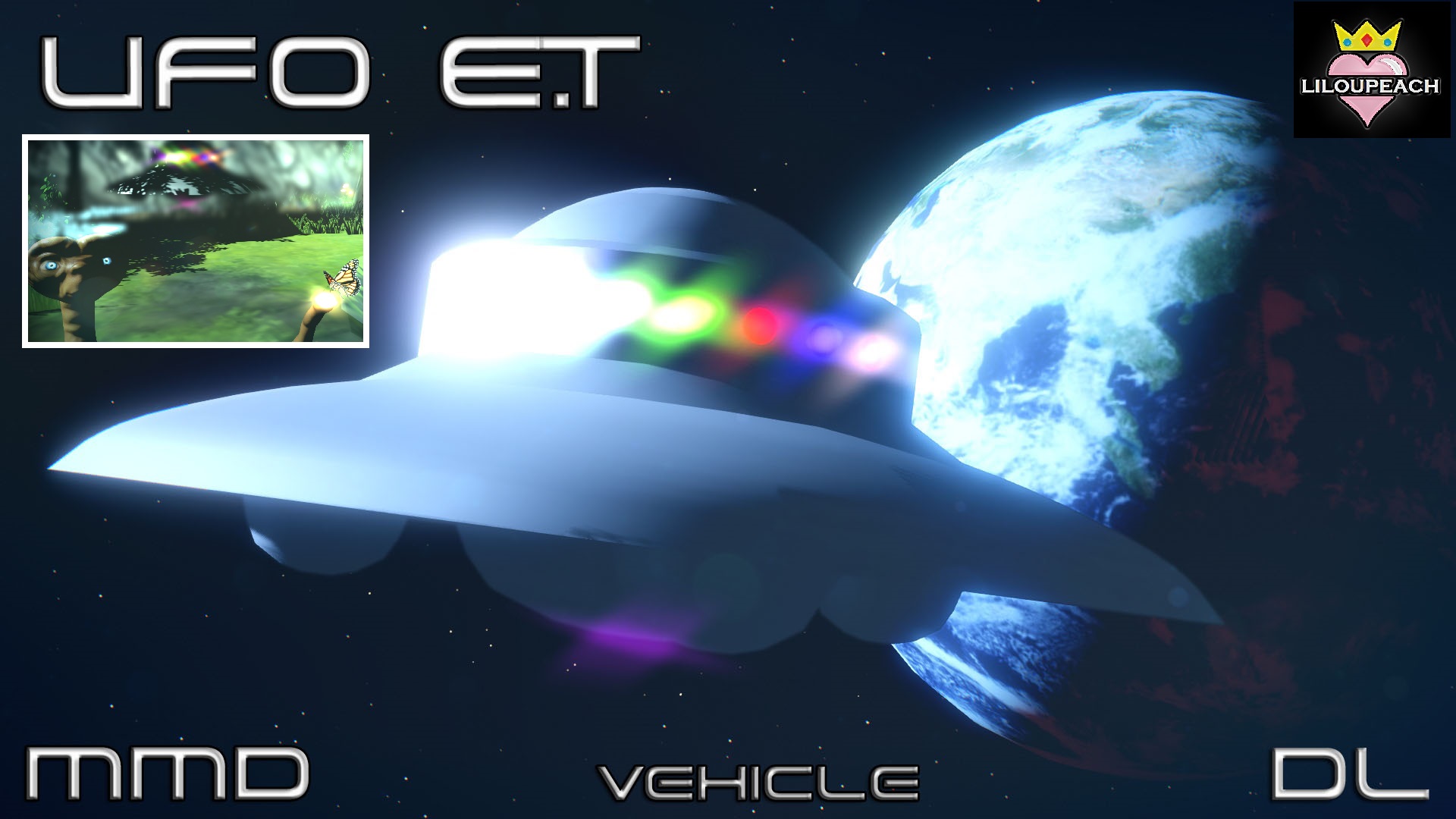 UFO E.T the extra terrestrial MMD DL by liloupeach on DeviantArt