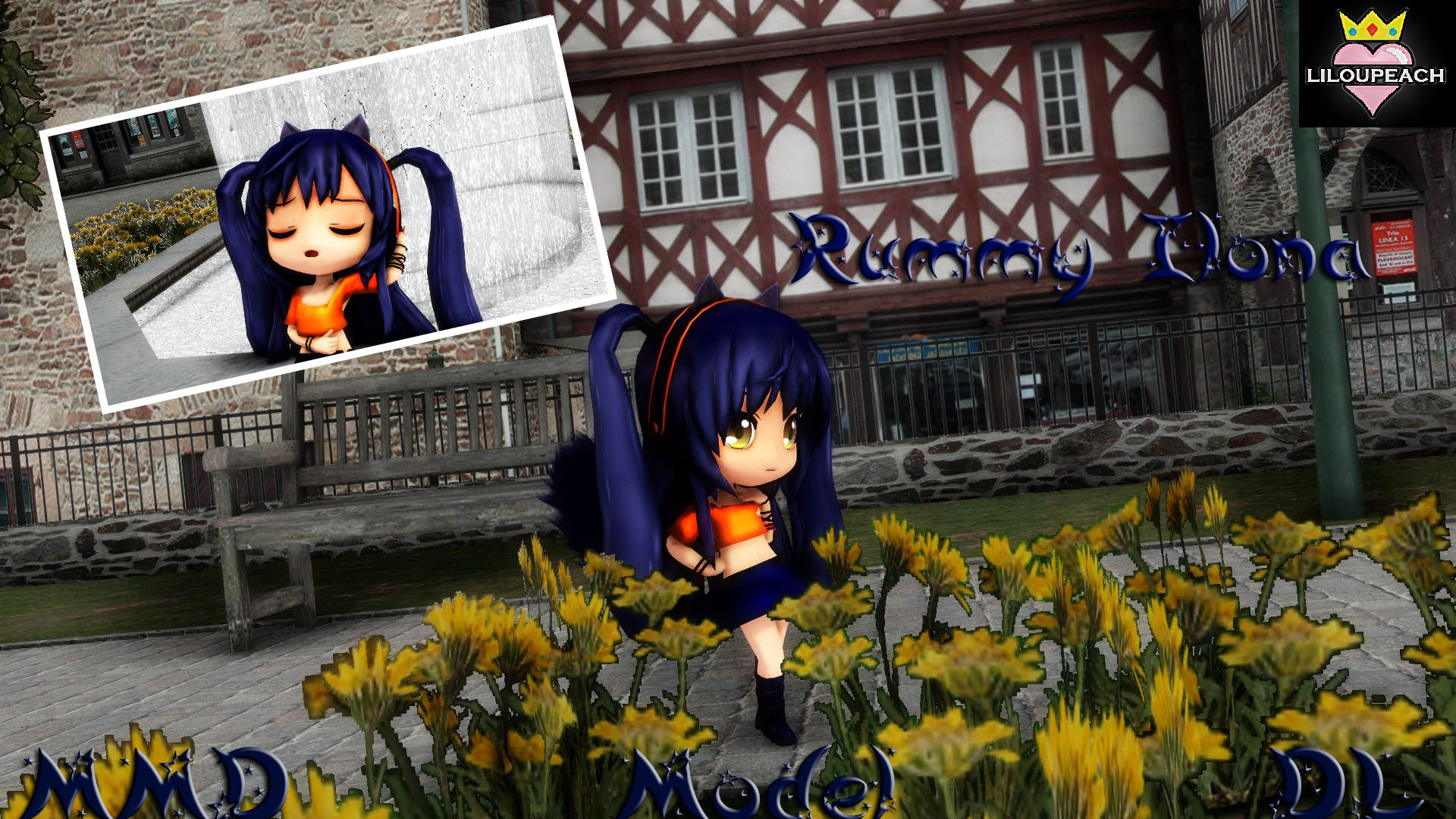 MMD Rummy Ilona DL by liloupeach on DeviantArt