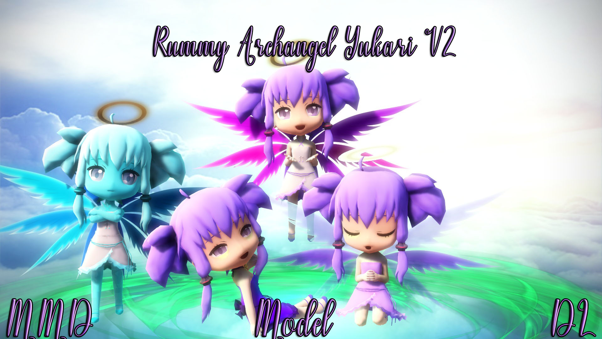 MMD Rummy Archangel Yukari DL by liloupeach on DeviantArt