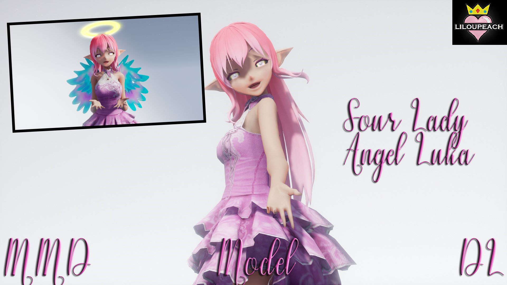 MMD Sour Lady Fairy Luka DL by liloupeach on DeviantArt