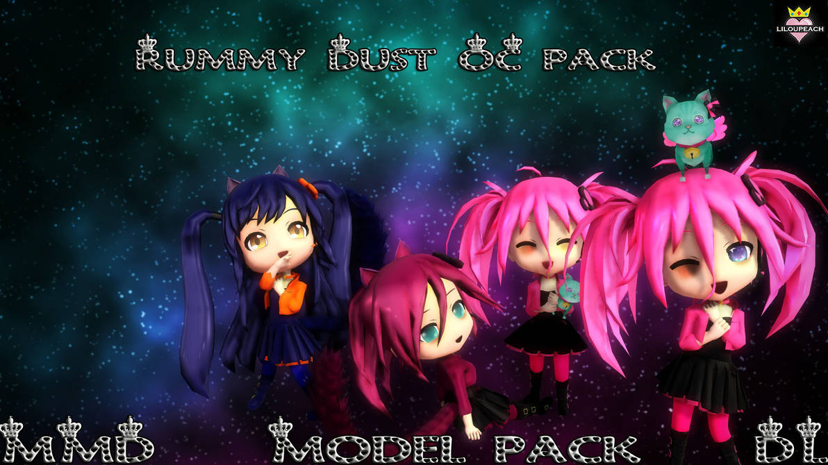 MMD Rummy Dust OC pack DL by liloupeach on DeviantArt