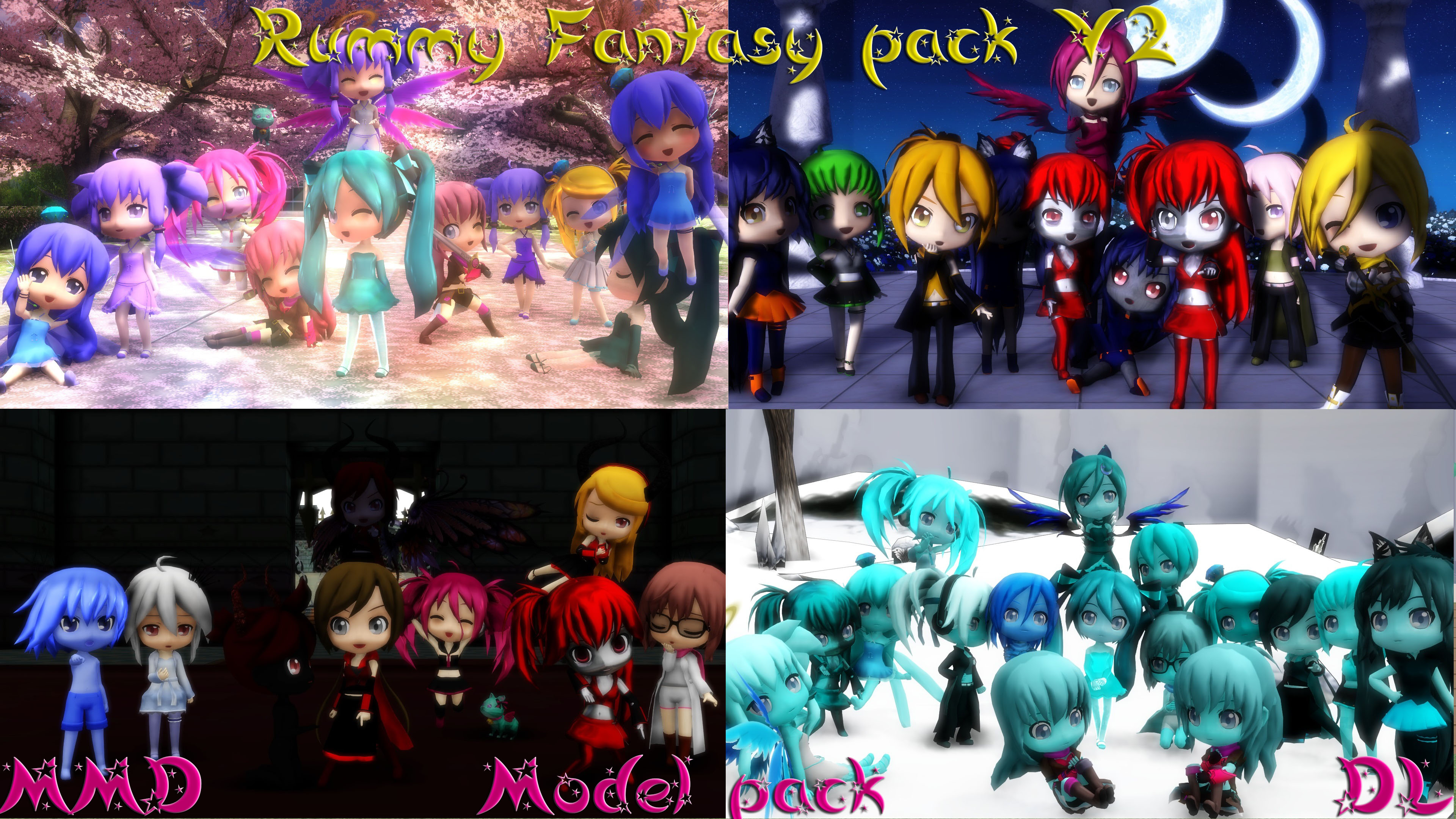 MMD Rummy Fantasy pack V2 DL by liloupeach on DeviantArt
