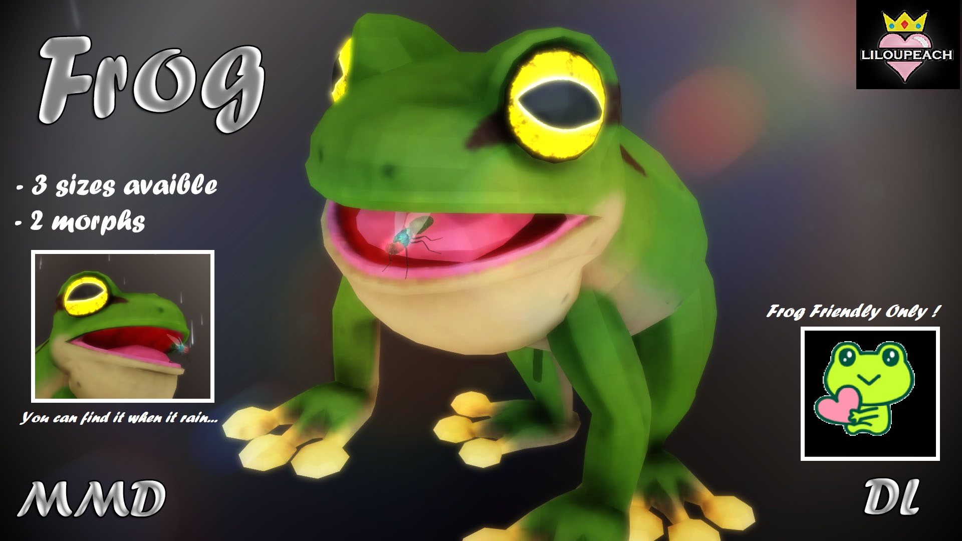 Frog green MMD DL by liloupeach on DeviantArt