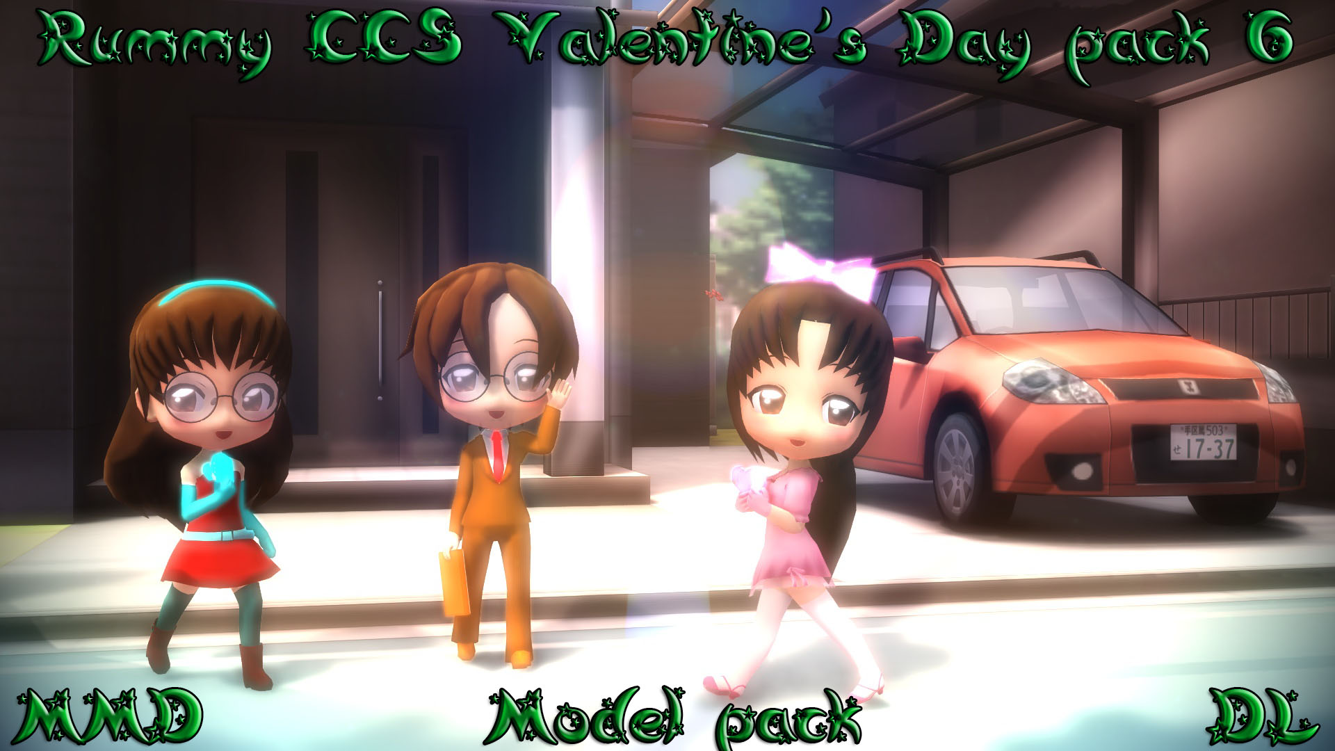 MMD Rummy CCS Valentine pack 6 DL by liloupeach on DeviantArt