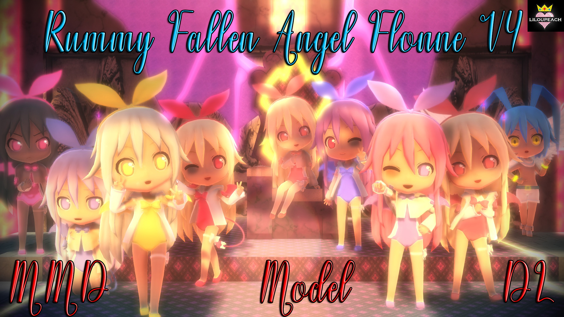 MMD Rummy Fallen Angel Flonne V4 DL by liloupeach on DeviantArt