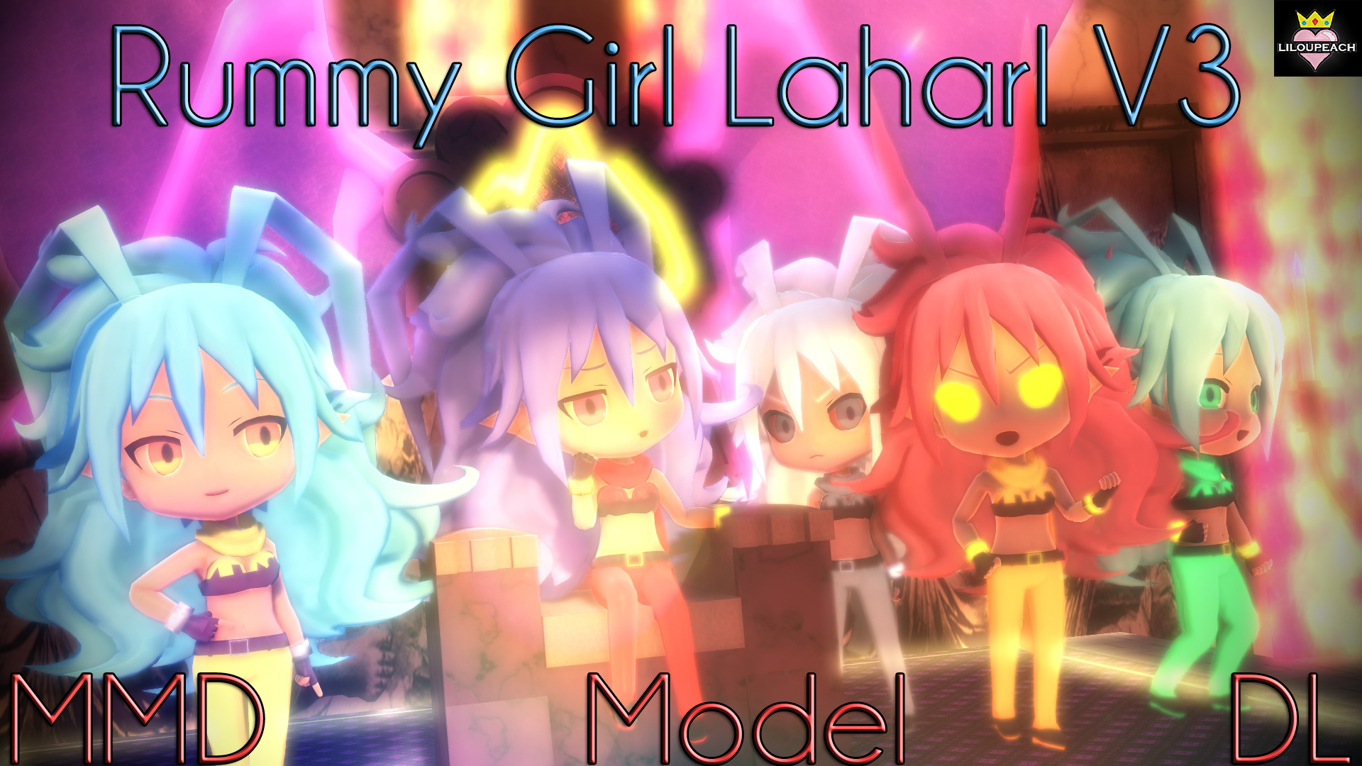 MMD Rummy Girl Laharl V3 DL by liloupeach on DeviantArt