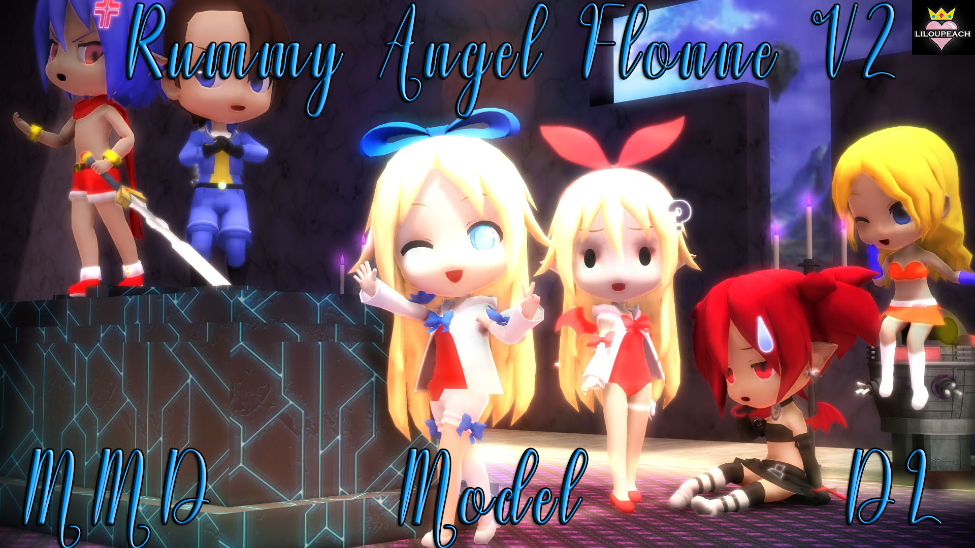 MMD Rummy Angel Flonne V3 DL by liloupeach on DeviantArt