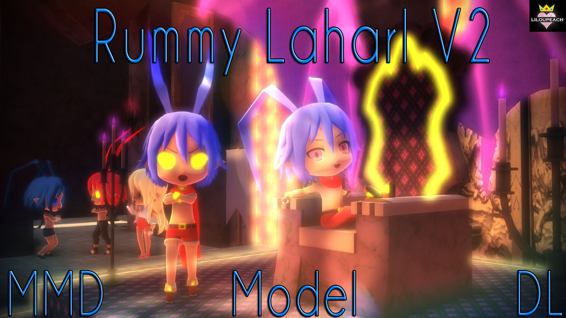 MMD Rummy Laharl V3 DL by liloupeach on DeviantArt