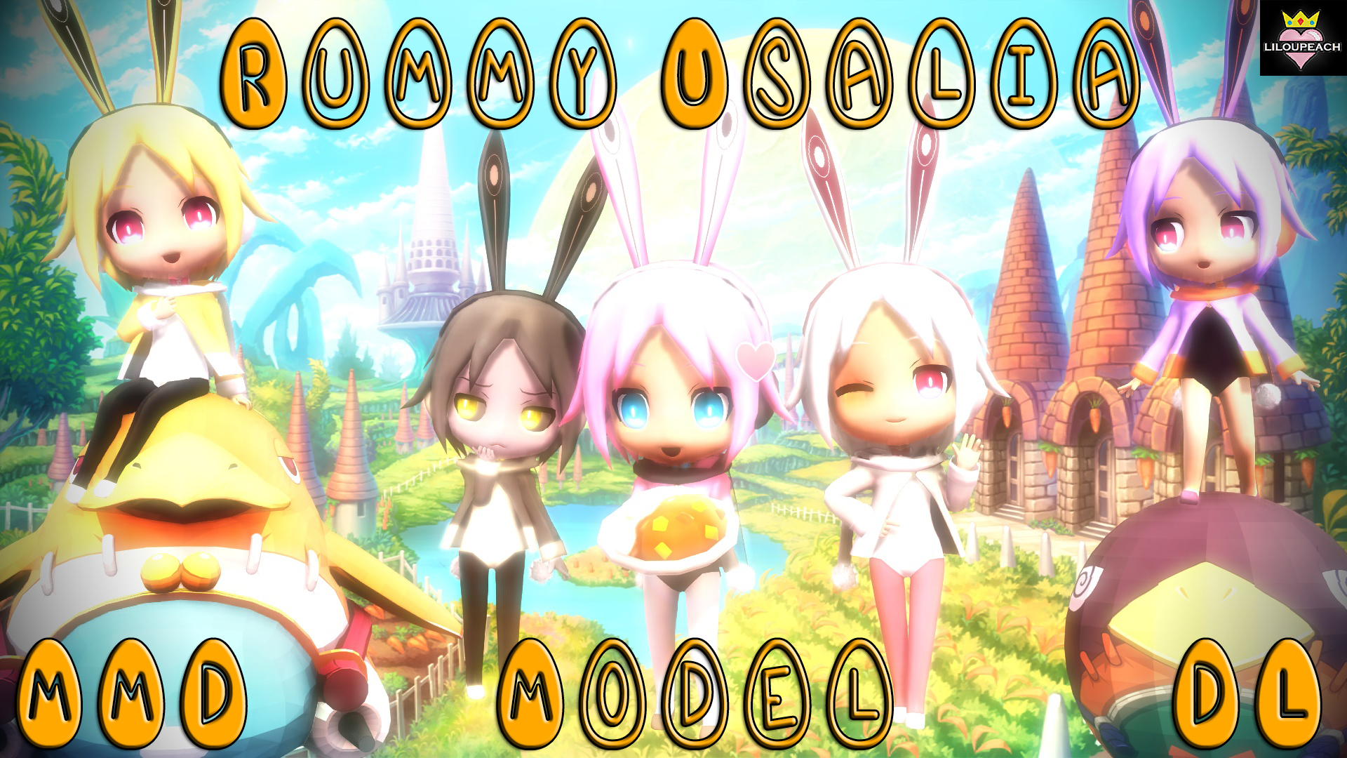 MMD Rummy Usalia DL by liloupeach on DeviantArt