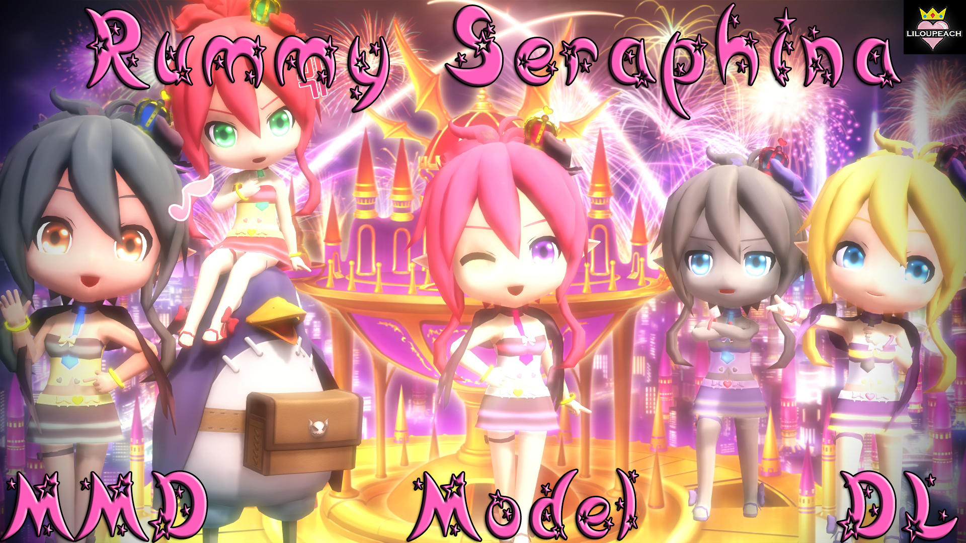 MMD Rummy Seraphina DL by liloupeach on DeviantArt