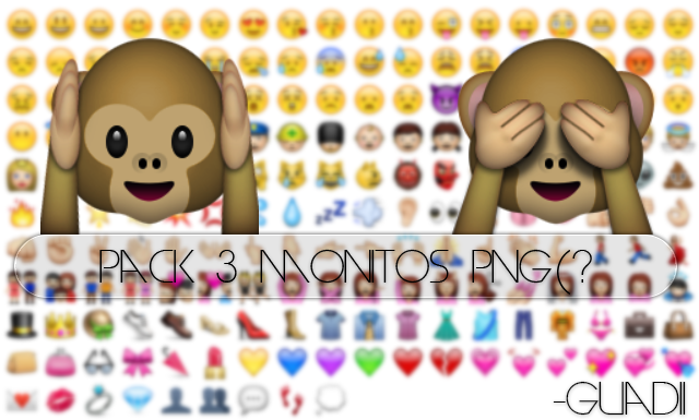 #Pack Monitos PNG (? by GuadiiTinista on DeviantArt