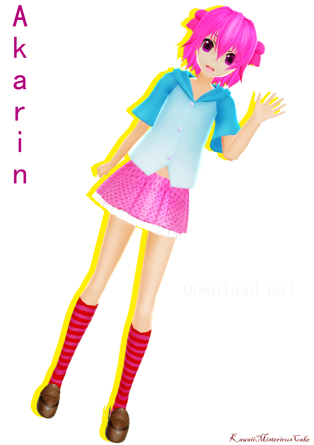 - MMD DL - Casual Akari~n! by KawaiiMisteriousCake on DeviantArt
