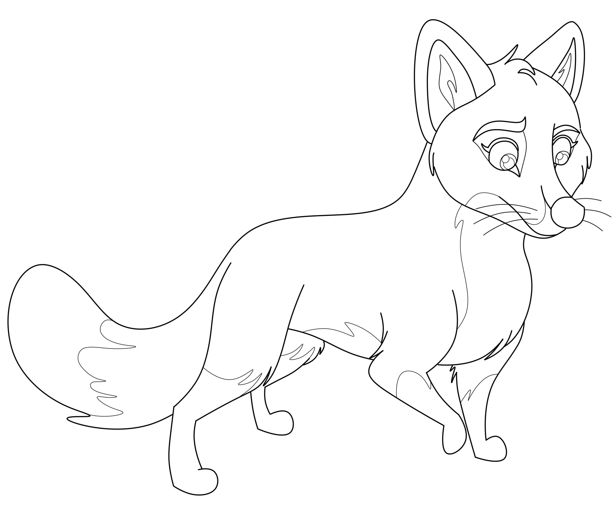 The Lion Guard: Fox Base by caza909 on DeviantArt