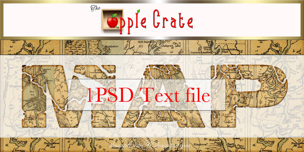 Vintage Map Text Style by TheAppleCrate on DeviantArt