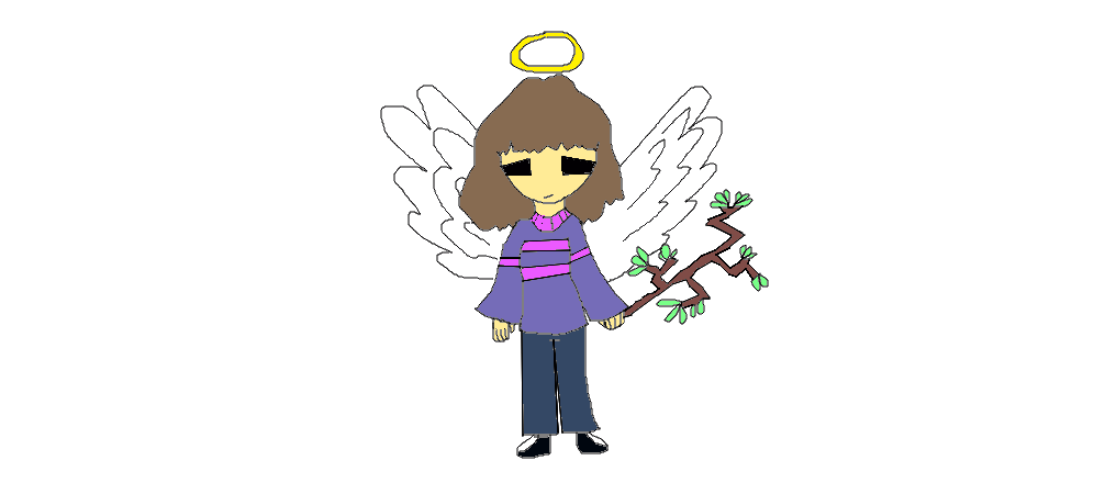 Frisk, the angel of the underground by FrostiiiOfficial on DeviantArt