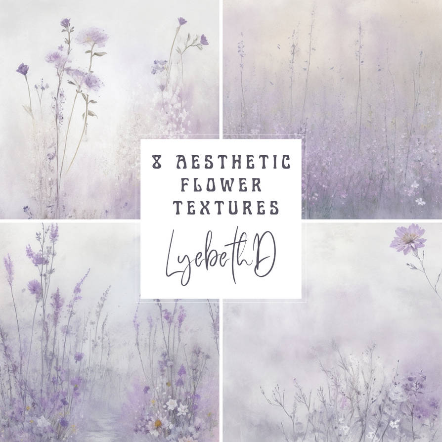Purple Flower Texture Aesthetic by LyebethD on DeviantArt