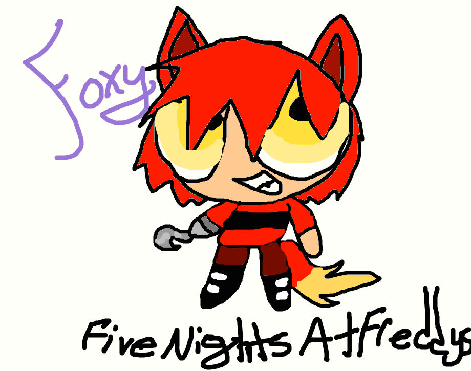 Puffed Foxy Five Nights At Freddys by ValintineSheild on DeviantArt