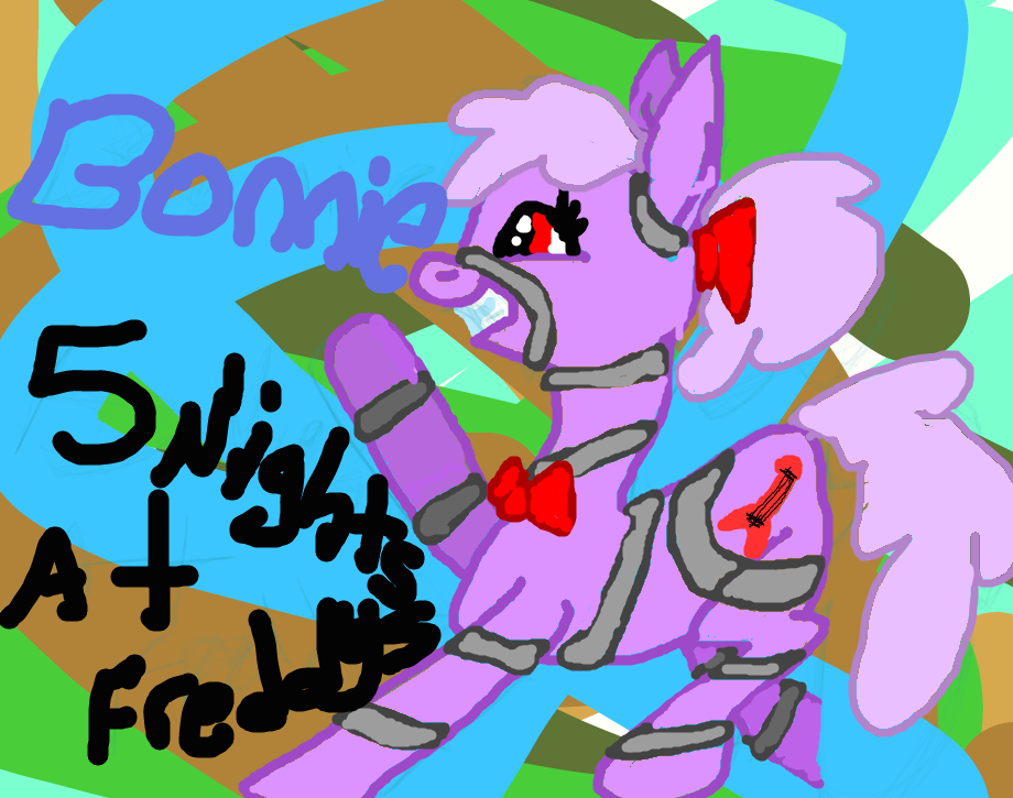 MLP Bonnie Five Nights At Freddy's by ValintineSheild on DeviantArt