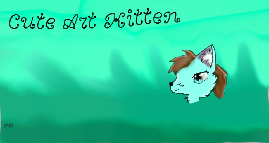 Cute Art Kitten Toontown by angietoontown on DeviantArt