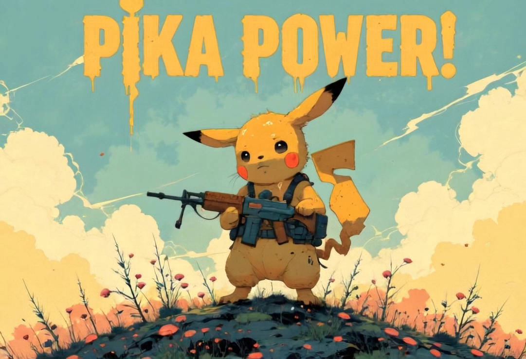 pikachu posing with a weapon by willinvadesearth on DeviantArt