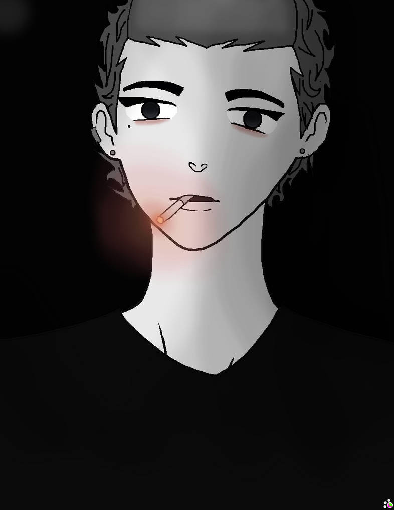 Dylan Smoking by Sarkat-chan on DeviantArt