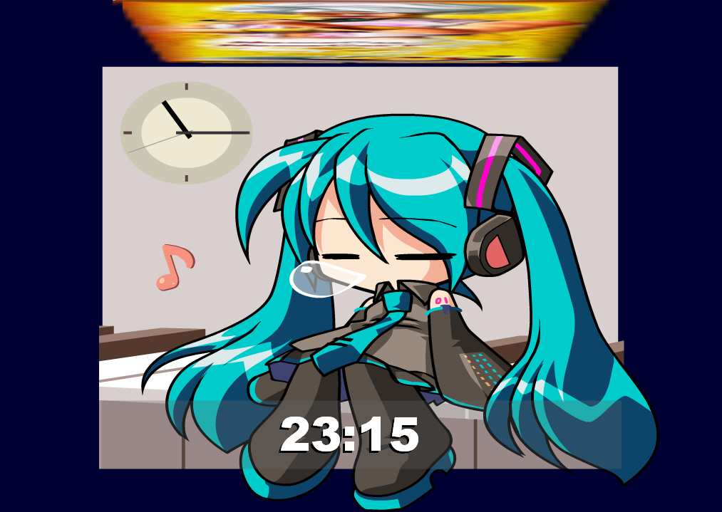 Miku Clock by MorocCant on DeviantArt