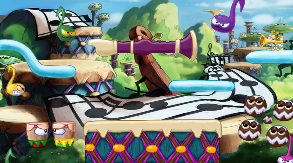 Band Land Super Smash Bros Stage by SegaNintendoUbisoft on DeviantArt