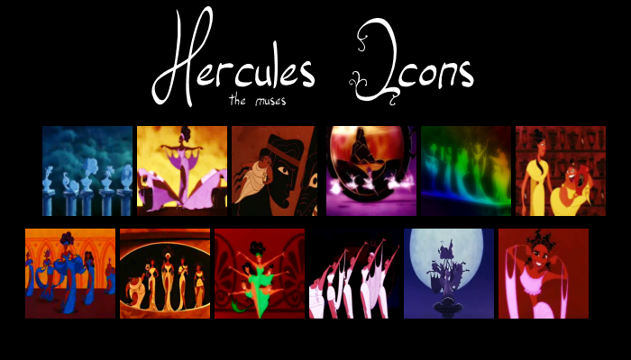 Hercules Icons - THE MUSES by SuperNova-Thai on DeviantArt