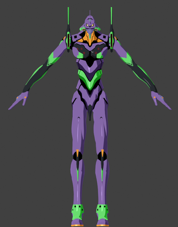 (FBX) Evangelion - Unit-01 DL by Mimicosss on DeviantArt