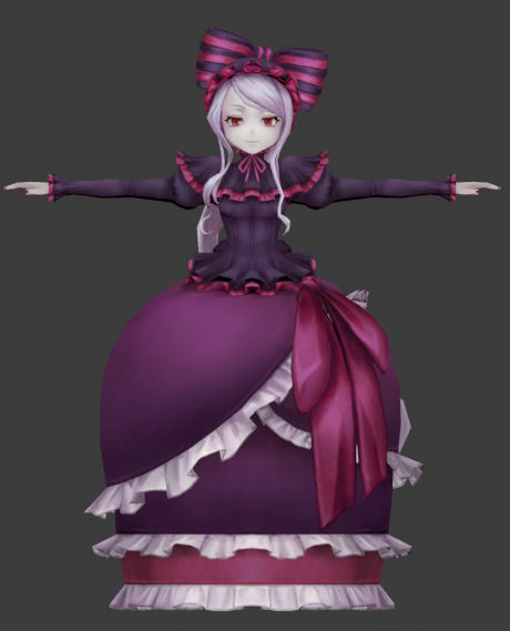 (FBX) - Shalltear Bloodfallen DL by Mimicosss on DeviantArt