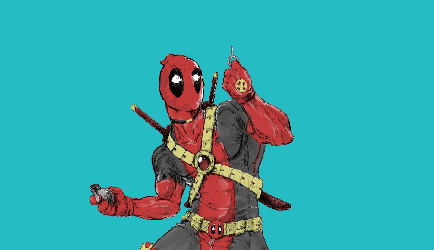 Deadpool Colored. by liesinred on DeviantArt