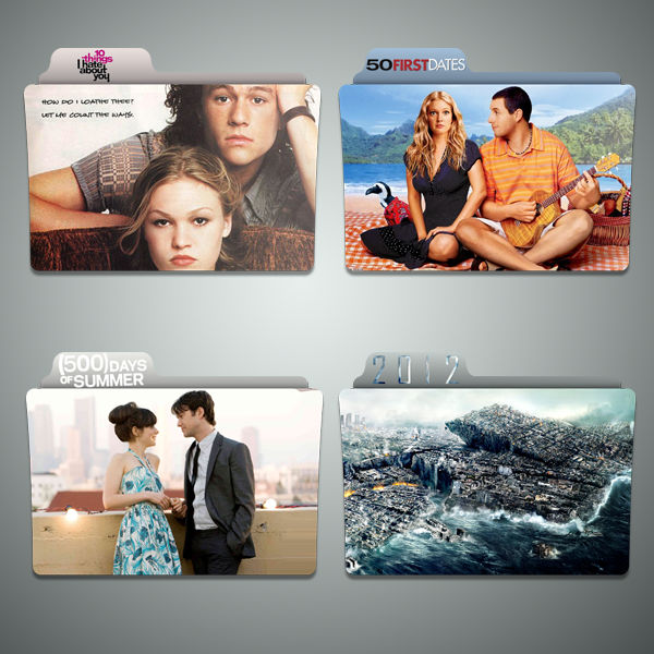 0-9 Movie Folder Icon Pack by Kliesen on DeviantArt