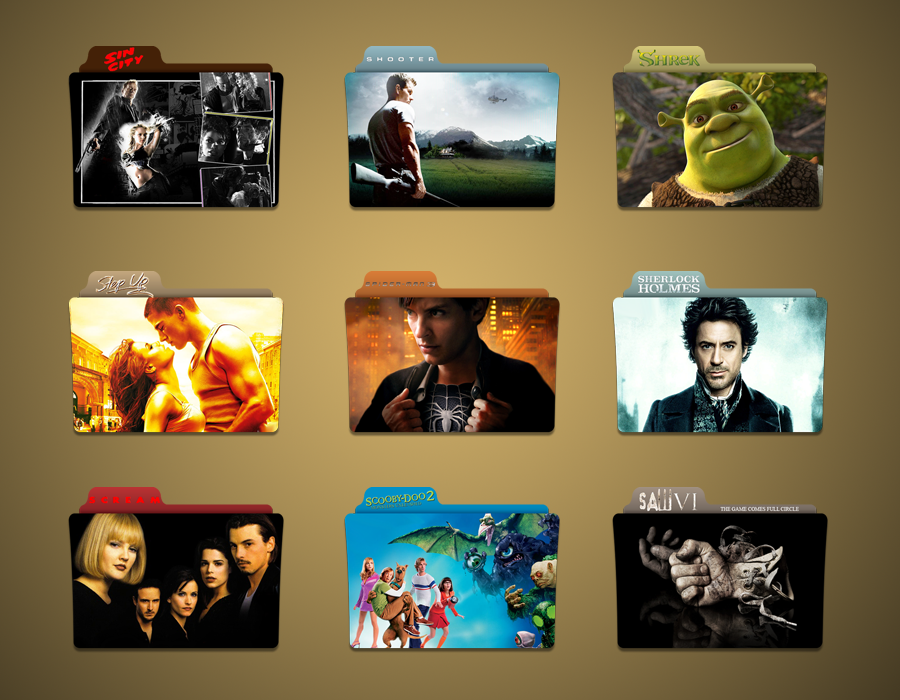 S Movie MEGA Folder Icon pack by Kliesen on DeviantArt