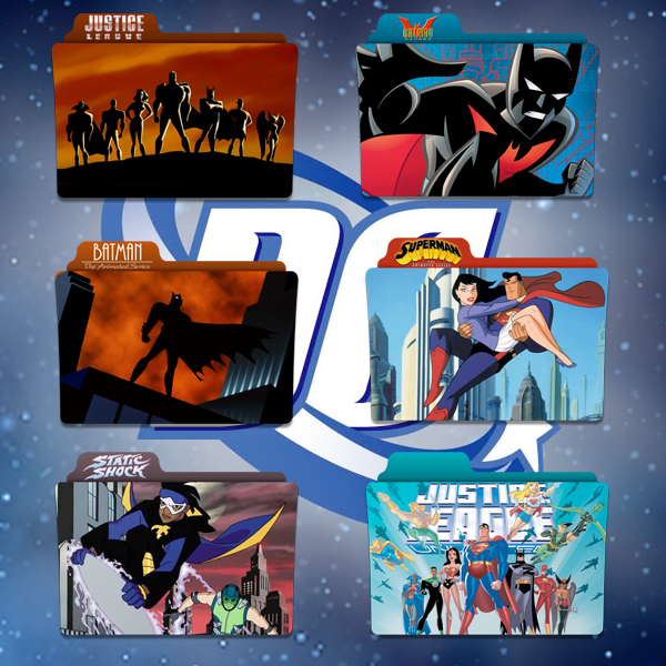DC Shows Folder Icon Pack by Kliesen on DeviantArt