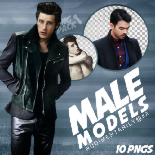 PNG PACK #1 - Random Male Models by rudimentarily on DeviantArt