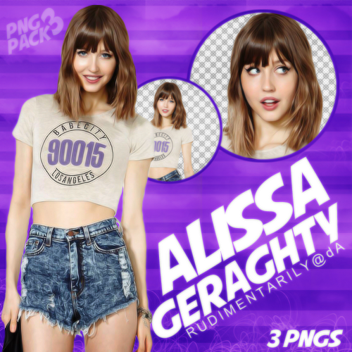 PNG PACK #3 - Female Model (Alissa Geraghty) by rudimentarily on DeviantArt