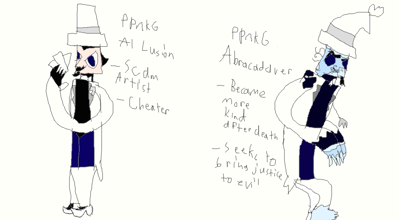 PowerPunk Girls: Al Lusion/Abracadaver by Lunabear64 on DeviantArt
