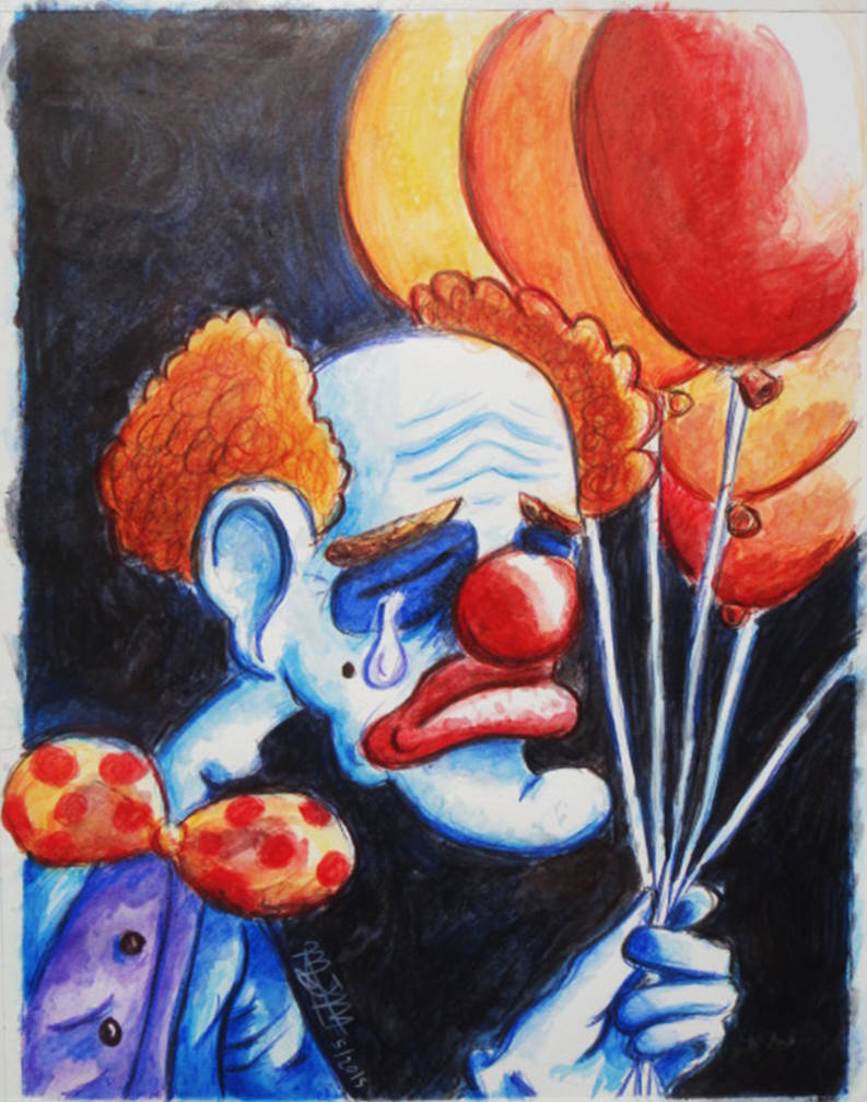 Woebegone Clown by SuperRabidWaffle on DeviantArt