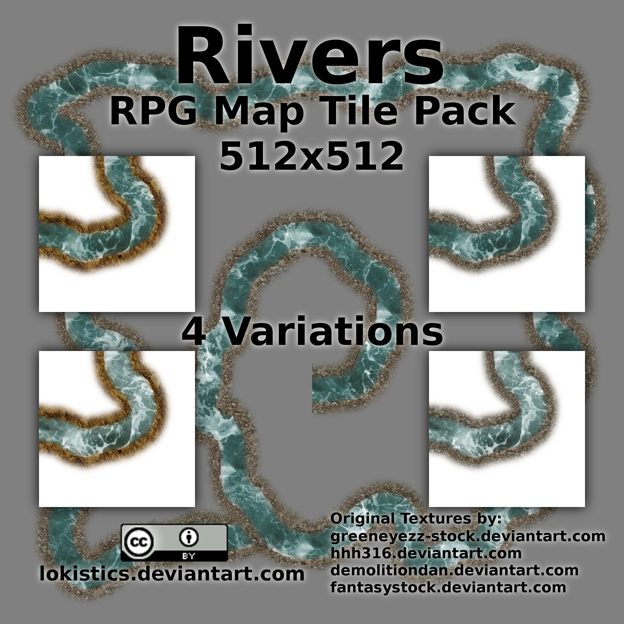 Rivers - Free RPG Map Tile Pack by Lokistics on DeviantArt