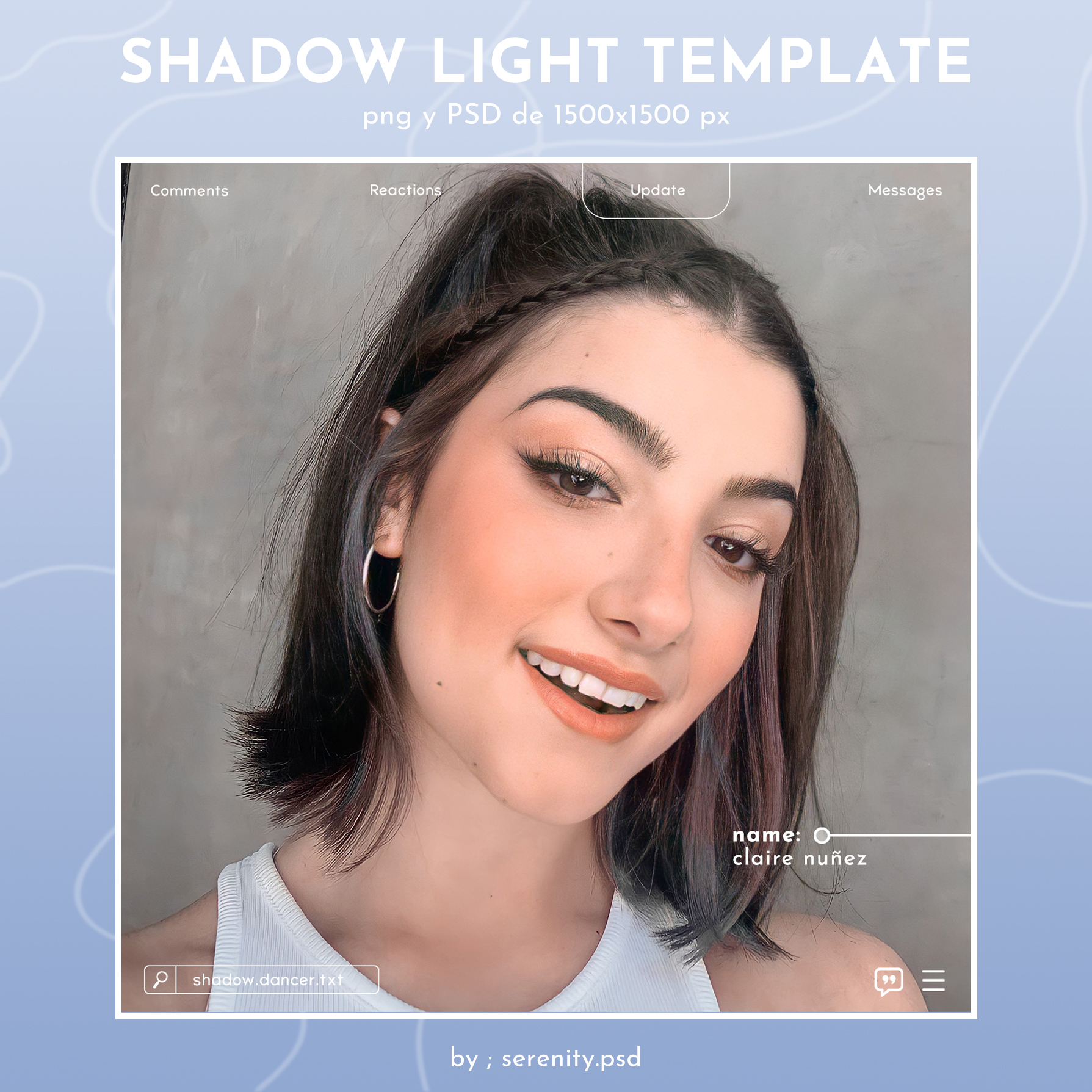 Shadow Dancer Profile Template - Light Mode by SheLookedSoCool on ...