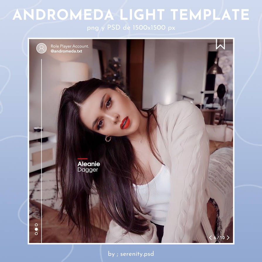 Andromeda Profile Template - Light Mode by SheLookedSoCool on DeviantArt