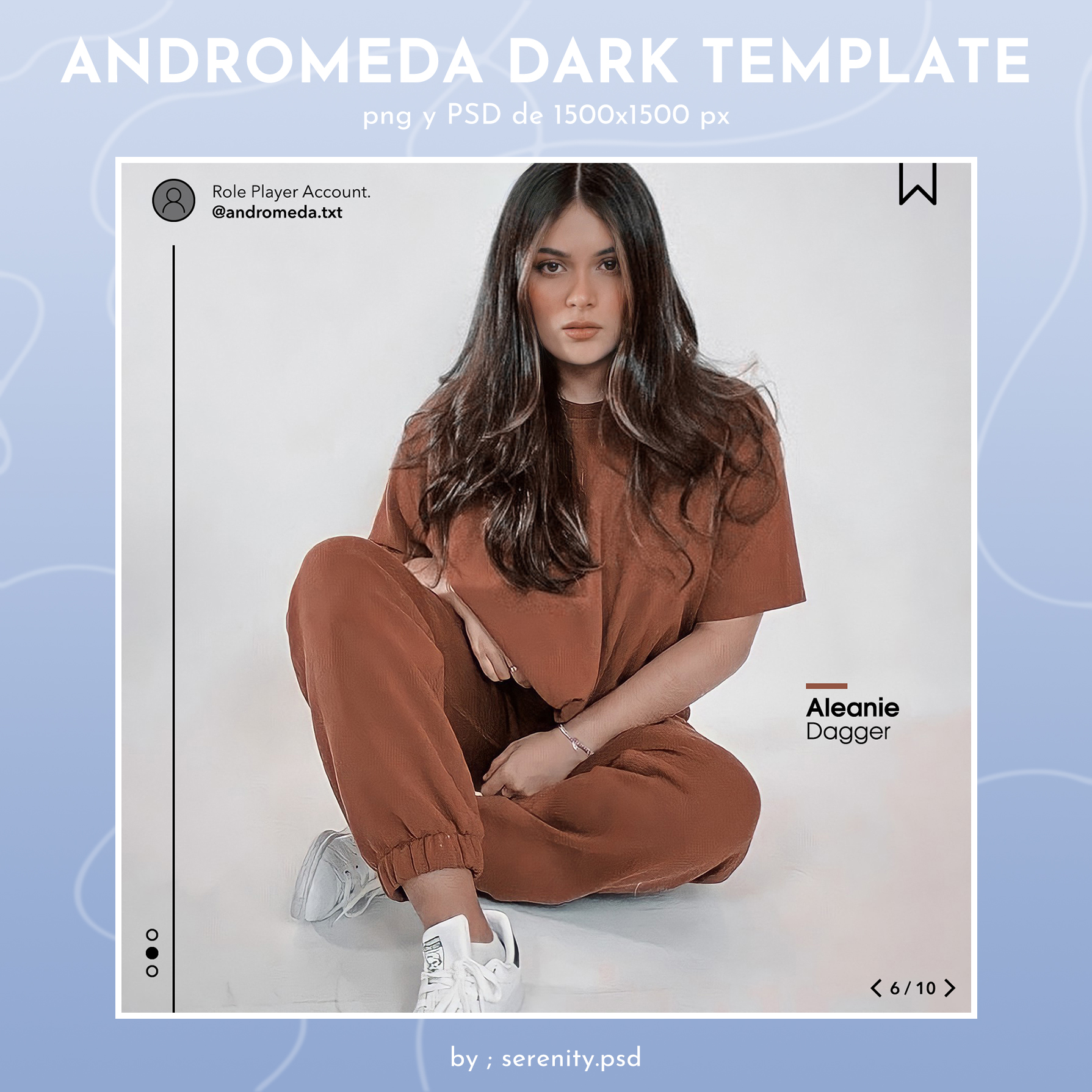 Andromeda Profile Template - Dark Mode by SheLookedSoCool on DeviantArt