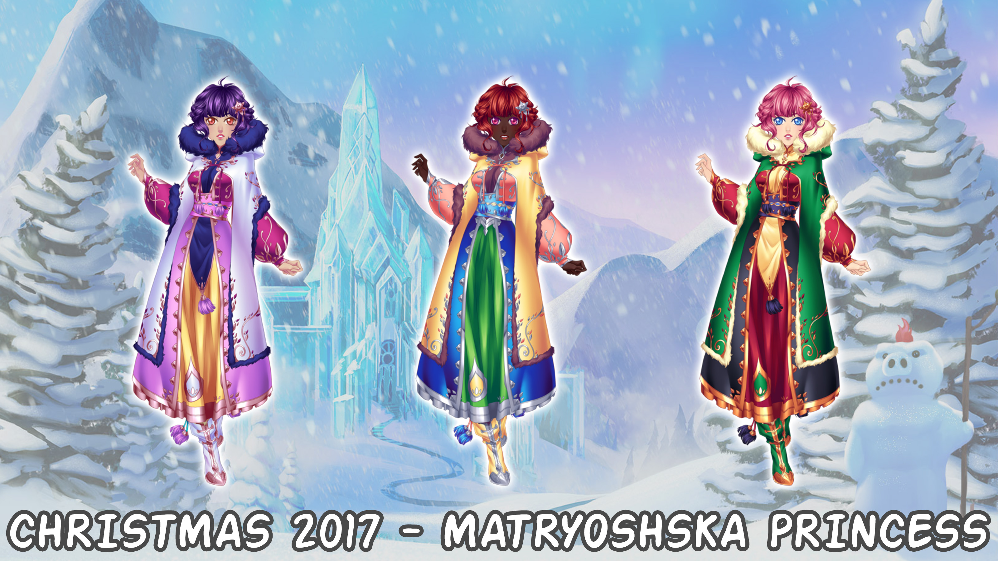 ELDARYA - Pack Matryoshka Princess by HelenMegury on DeviantArt