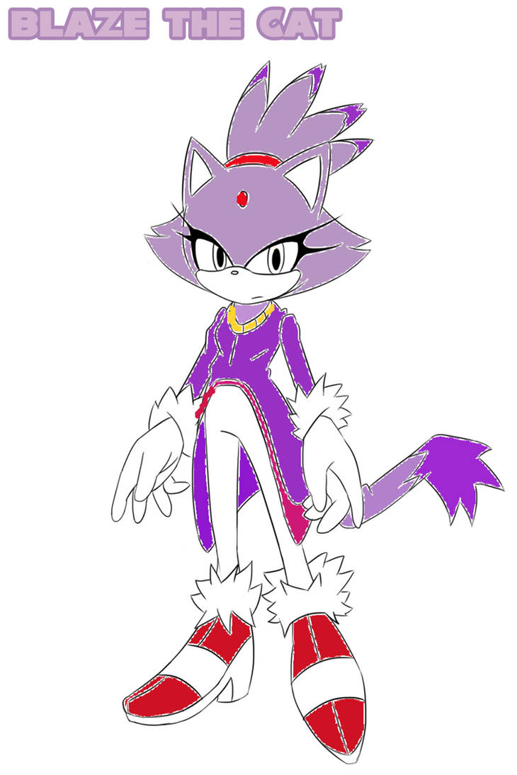 Blaze the Cat by MegaSpinosaur on DeviantArt