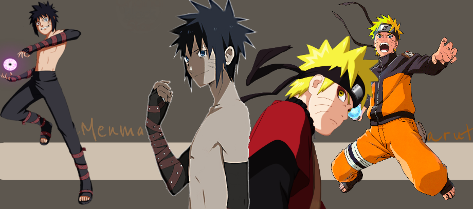 Menma and Naruto Wallpaper by Wicked-Wallpapers on DeviantArt
