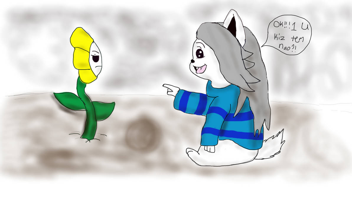 Undertale Temmie and Flowy by MiniB230 on DeviantArt