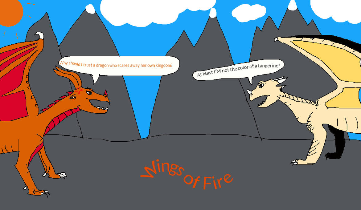 Wings of Fire - Topaz and Cobra by Goobercoolie on DeviantArt